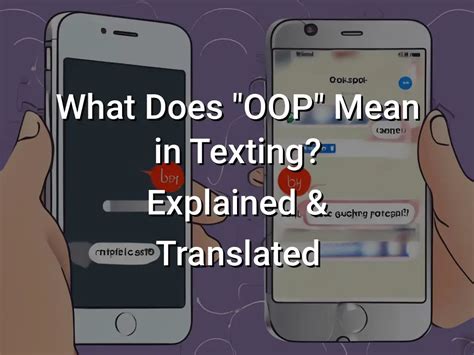 What Does Oop Mean In Texting Explained And Translated Symbol Genie