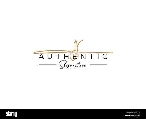 Jr Signature Logo Template Vector Stock Vector Image And Art Alamy