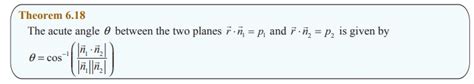 Angle Between Two Planes Definition Theorem Proof Solved Example Problems Solution