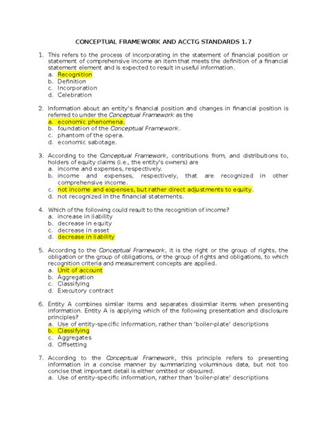 Conceptual Framework And Acctg Standards 1 7 Conceptual Framework And Acctg Standards 1 This