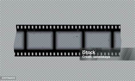 오래 된 사진 필름 스트립 찢어진 조각 벡터 일러스트 레이 션 빈티지 블랙 시네마틱 프레임 투명 긁힌 비디오 테이프 0명에 대한