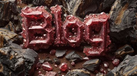 Premium Photo Ruby Crystal Blog Concept Creative Art Poster