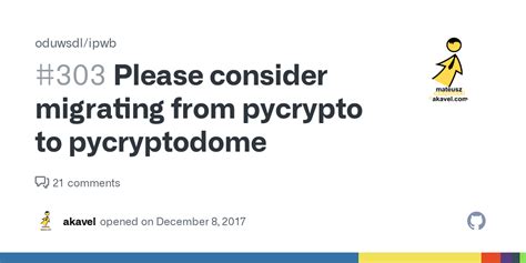Please Consider Migrating From Pycrypto To Pycryptodome · Issue 303