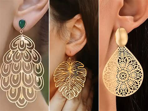 گوشواره زنانه و دخترانه ترند مدل های جذاب با طراحی فانتزی و متفاوت