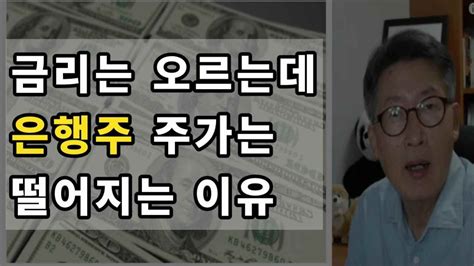 금리는 오르는데 은행주 주가는 떨어지는 이유 Youtube