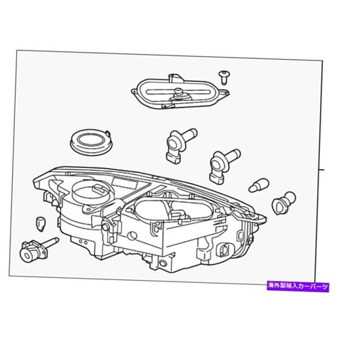 Usヘッドライト 純正ボルボヘッドランプアセンブリ31353140 Genuine Volvo Headlamp Assembly