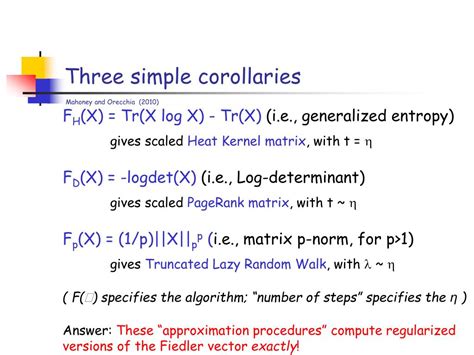 Ppt Implicit Regularization In Sublinear Approximation Algorithms