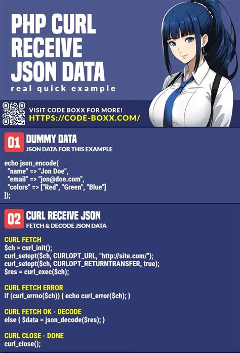 Receive Json Data With Php Curl Learn Computer Coding Coding