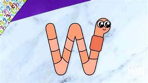 Free Printable Letter W Craft Template Simple Mom Project