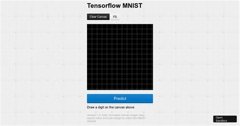 Tensorflow Mnist Forked Codesandbox