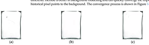 Comparison Of Background Modelling Results A Original Image B Download Scientific Diagram