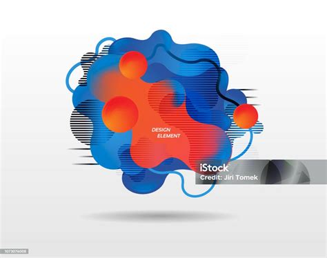 추상적인 현대 그래픽 요소입니다 동적 색된 폼 고 선입니다 흐르는 액체 형태와 그라데이션 추상 배너입니다 로고 전단 이나 프레 젠 테이 션의 디자인에 대 한 템플릿 벡터