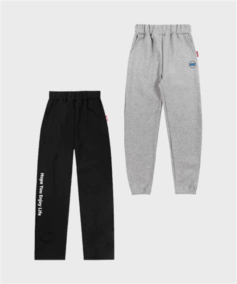 당일발송 트레이닝 팬츠 5종 택1 봄 가을 세트 와이드 조거 트레이닝 운동복 심플 트린팅 밴딩 스판 긴바지 롱팬츠 에이블리