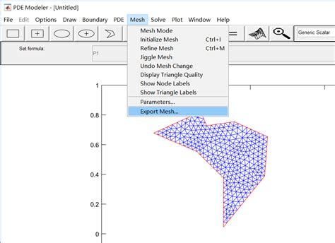 Matlab Extract The Longest Edge Of A Mesh Generated By Pdetool