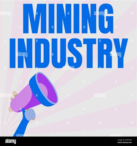 Writing Displaying Text Mining Industry Word Written On Extraction Of