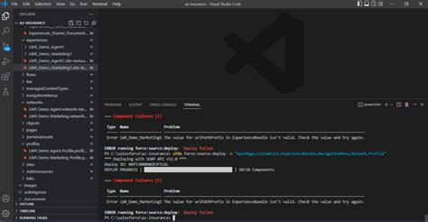 Installing Az Insurance Using A Scratch Org Throwing Error At Step7 · Issue 102 · Trailheadapps