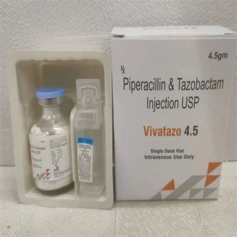 Piperacillin Tazobactam Injection Usp 4 5gm At Rs 75 Vial In Giddarbaha Id 26188274191