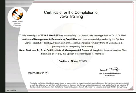 Tejas Anarse On Linkedin Java Programming Certification