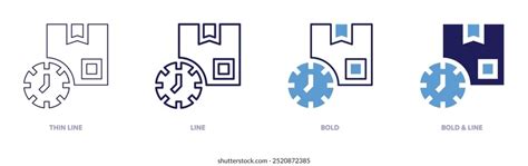 Electric Socket Tool Icon 4 Different Stock Vector Royalty Free