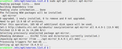 使用 Apt Mirror 四步配置 Ubuntu 本地软件仓库 Linuxstory