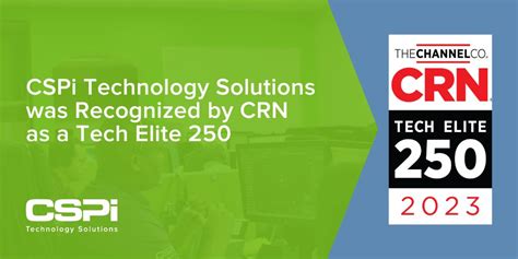 Cspi Technology Solutions On Linkedin We Are Proud To Announce That Cspi Technology Solutions
