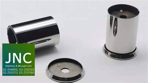 ฝาครอบฐานเสาสเตนเลส ฝาครอบตีนล่างสเตนเลส สำหรับงานตกแต่งสวยๆ ดูไม่แข็งทื่อ ฝาครอบขอบเล็กสเตนเลส