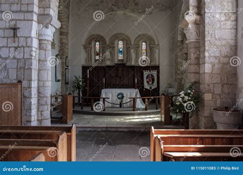 Bramber West Sussexuk April 20 Interior View Of St Nicholas