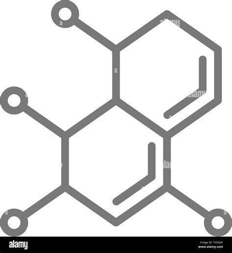 Molecule Atom Dna Line Icon Stock Vector Image And Art Alamy
