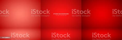 스포트라이트 효과가있는 빈 빨간색 스튜디오 추상적 인 배경 제품 쇼케이스 배경 무대 조명 벡터 일러스트 레이 션 0명에 대한 스톡 벡터 아트 및 기타 이미지 Istock