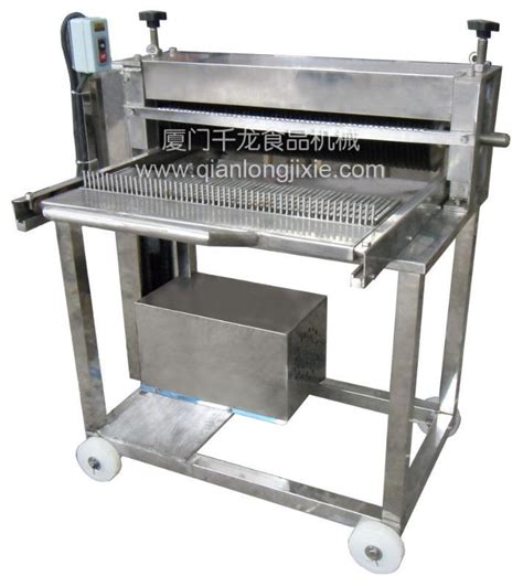 新型切片机千叶豆腐切片机鱼豆腐切块机 南宁千龙食品机械有限公司