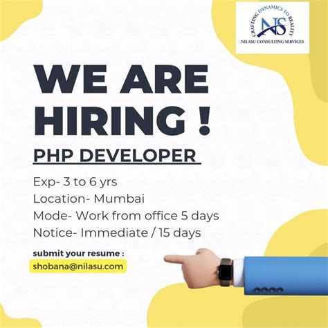 Phpdevelopers Phpjobs Job2023 Servingnoticeperiod Immediatejoiners