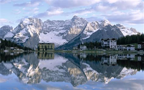Poze Din Alpii Dolomiti Italia ~ Peisaje De Iarna