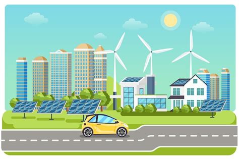 전기 자동차 배너 무료 벡터