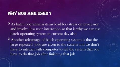 Batch Operating System About How Batch Operating System Works PPT