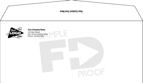 No 10 Plain Envelope Customizable Template Forms Direct