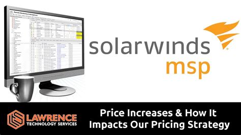 2019 Solarwinds Price Increase And How It Impacts Our Msp Pricing Strategy Youtube