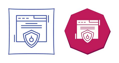 Web Security Vector Icon 34010119 Vector Art At Vecteezy