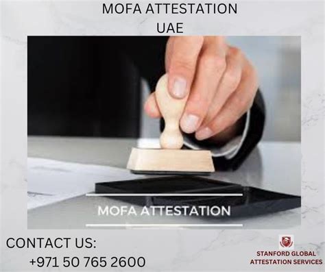 Mofa Attestation Uae