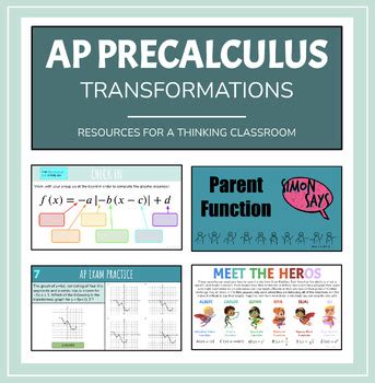 AP Precalculus Transformations Of Parent Functions FULL LESSON TPT