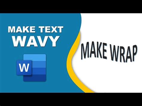 How To Make Your Text Wavy In Word The Graphic Home