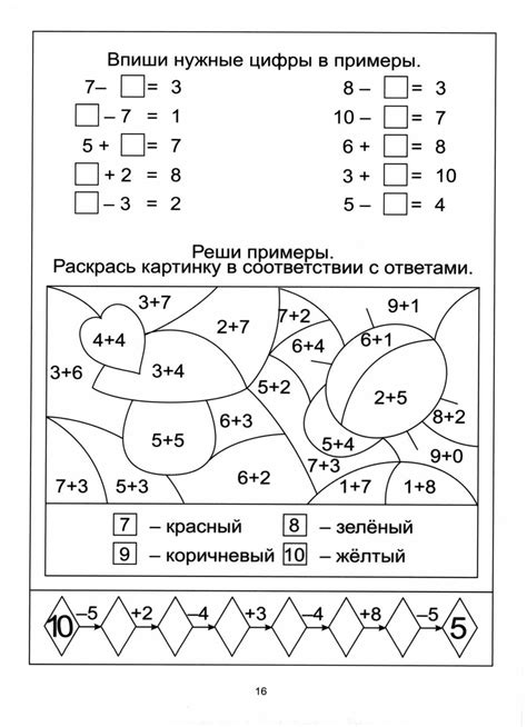 Примеры для детей 5 лет в картинках по математике распечатать