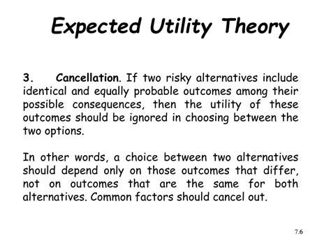 Ppt Expected Utility Theory Powerpoint Presentation Free Download
