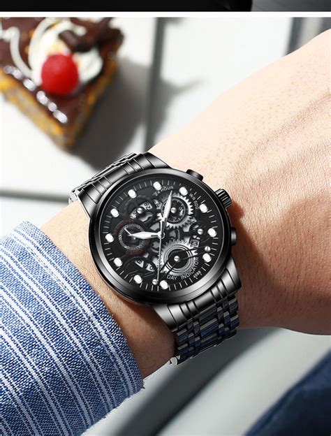 Badu Bg 2022 Златни водещи марки Мъжки ръчни часовници Водоустойчив луксозен златен ръчен