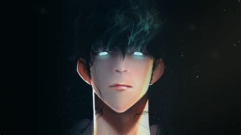 Wallpaper Solo Leveling Sung Jin Woo Blue Web Toon X Hot Sex Picture