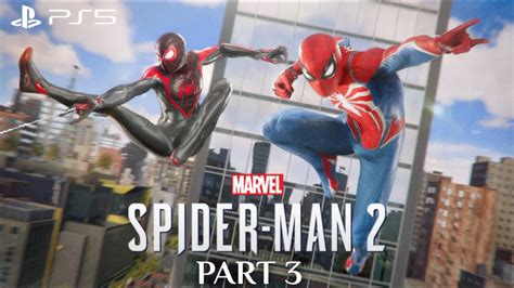 Marvel Spiderman 2 Ps5 Gameplay Part 3 Live Stream Youtube