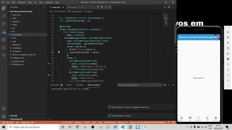 Setstate Em Bottomnavigationbar Menu Inferior Em Flutter Aula 2