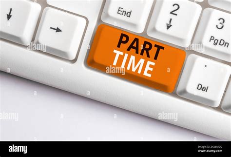Writing Note Showing Part Time Business Concept For A Work Or Job That Is Not Peranalysisent