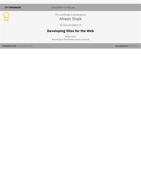 Afreen Shaik On Linkedin Ibmskillsbuild Ibm