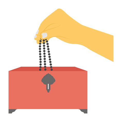 Trendy Treasure Box Vector Art At Vecteezy