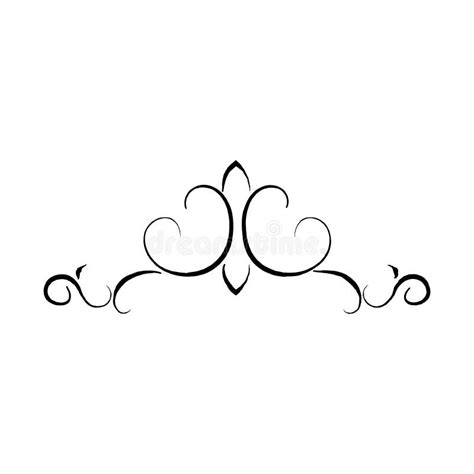 Isolated Draw Small Arabesque Art Arabian Stock Vector Illustration